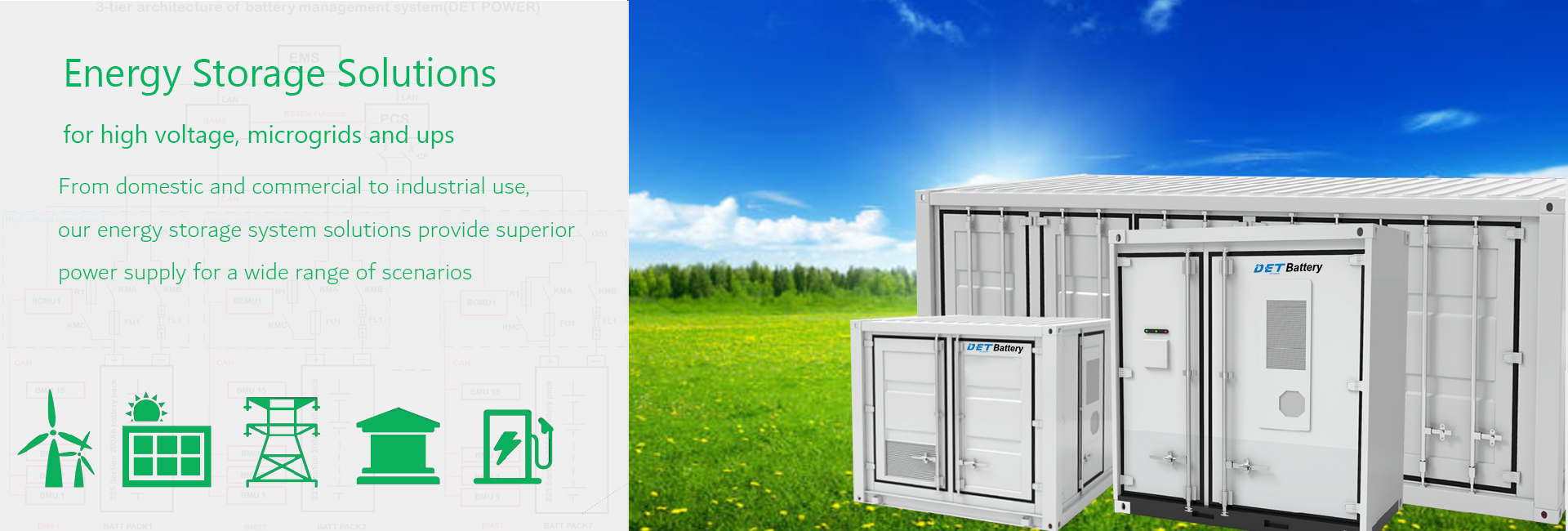 Lithium Ion Solar Battery, Lithium Ion Storage Battery - DET